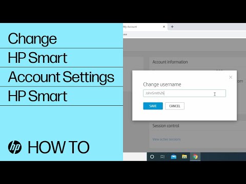 Changing Your HP Smart Account Settings | HP Smart | HP Support