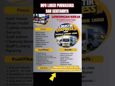 Telah Dibuka Loker Di PT Logistik Expres Cargo