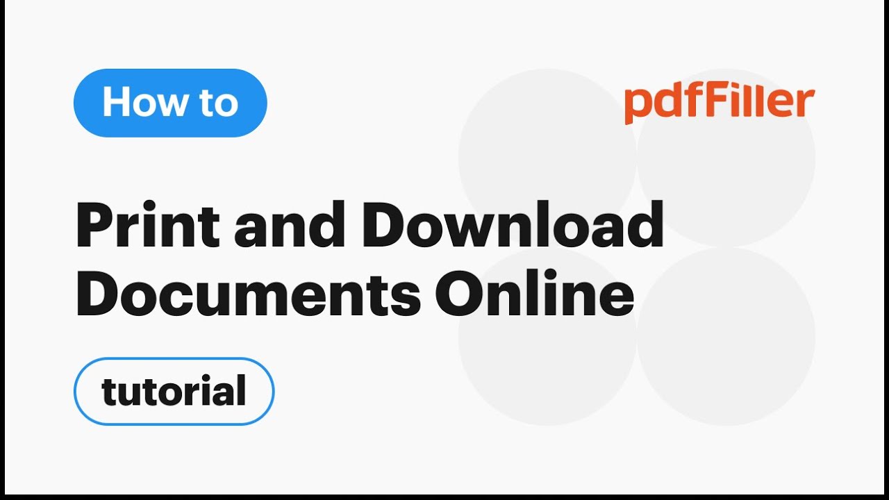 How to Print and Download your Documents Online