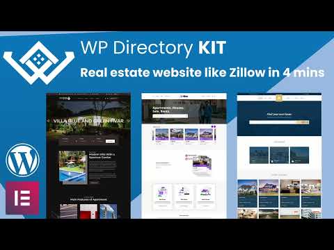 Build a Real Estate Website like Zillow under 4 minutes with Elementor