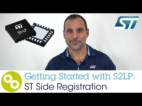 Getting Started with the Sigfox S2-LP Kit: ST Side Registration