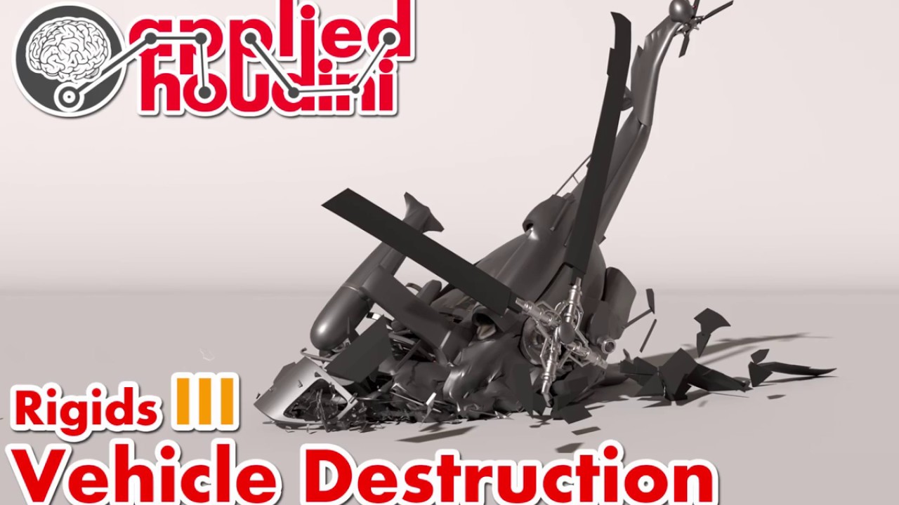 Applied Houdini - Rigids III - Vehicle Destruction Preview