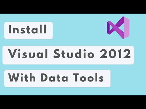 Install Visual Studio 2012 With Data Tools