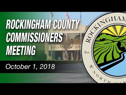 October 1, 2018 Rockingham County Commissioners On The Road Meeting