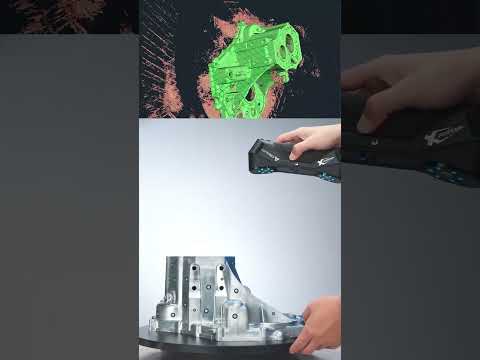 Creality RaptorX: Precise Scanning of Transmission Housing#creality #transmission#crealityraptorx