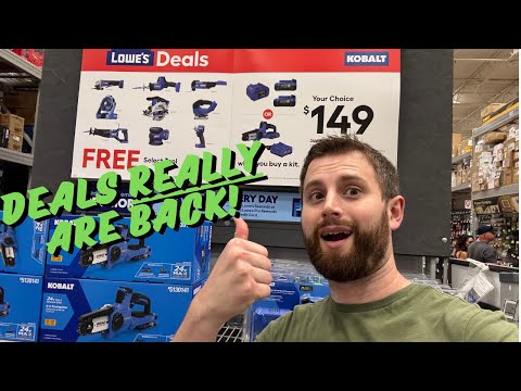 LOWES TOOL DEALS REALLY ARE BACK! HOLIDAY LIKE DEALS ARE HERE! MUST SEE!