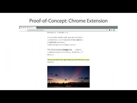 [Preview] VocabEncounter: NMT-powered Vocabulary Learning by Presenting Computer-Generated ...