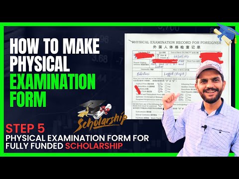 How to make physical examination form 2024-2025 | Part 5 | China Scholarship CSC Guide Official