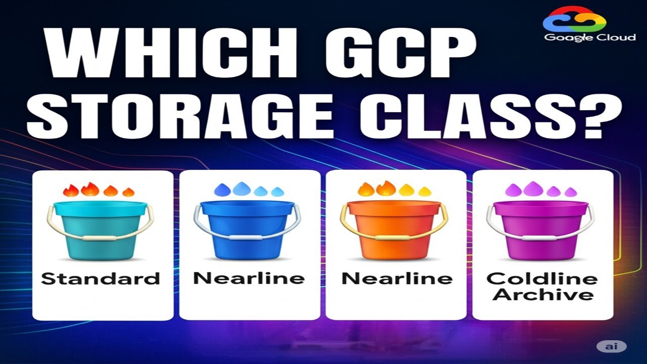 Google Cloud Storage Classes Explained | Standard vs Nearline vs Coldline vs Archive