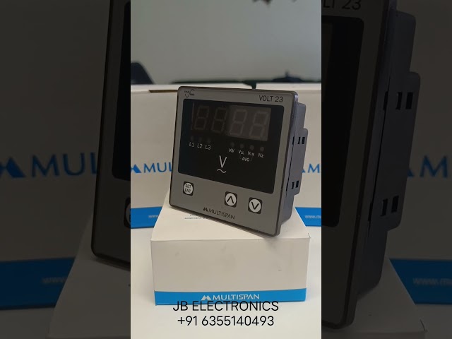 Single Phase Ac Voltmeter - Three phase digital volmeter multispan VOLT ...