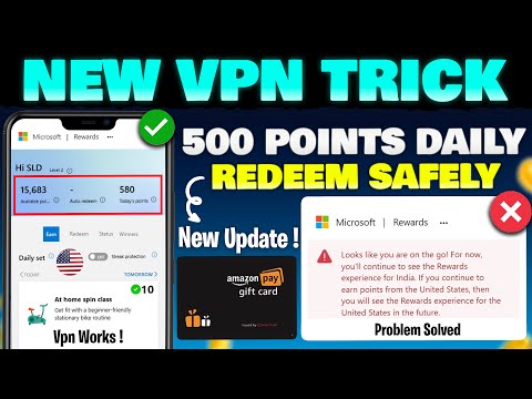 New VPN TRICK 2024 ✅ For Microsoft Rewards : 500 Points Daily | New Update