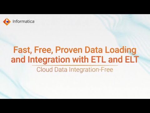 Fast, Free, Proven Data Loading and Integration with ETL, ELT