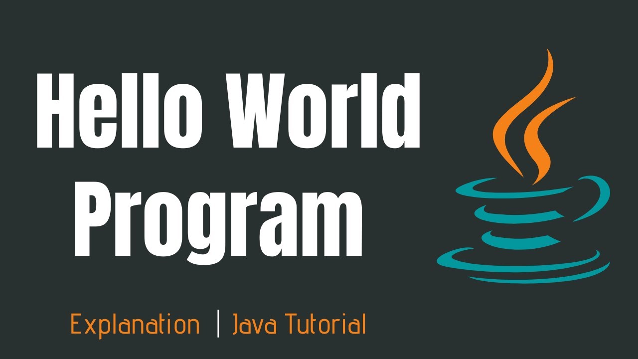 Hello World Program | Java Tutorial | Understanding the basic structure