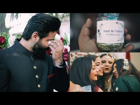 Groom Can't Stop The Tears When He Met His Bride // Hadi & Fatima