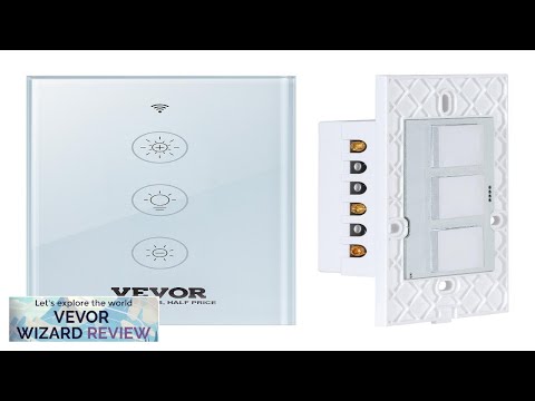 VEVOR WiFi Smart Light Dimmer Switch 100-250V AC Wi-Fi 2.4GHz 15 Review
