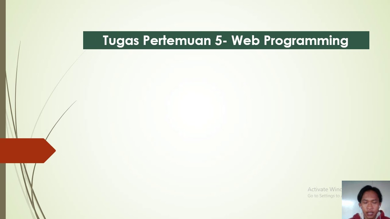 Tugas WEB Programming Pertemuan 5
