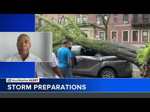 Storm preparations underway for NYC area