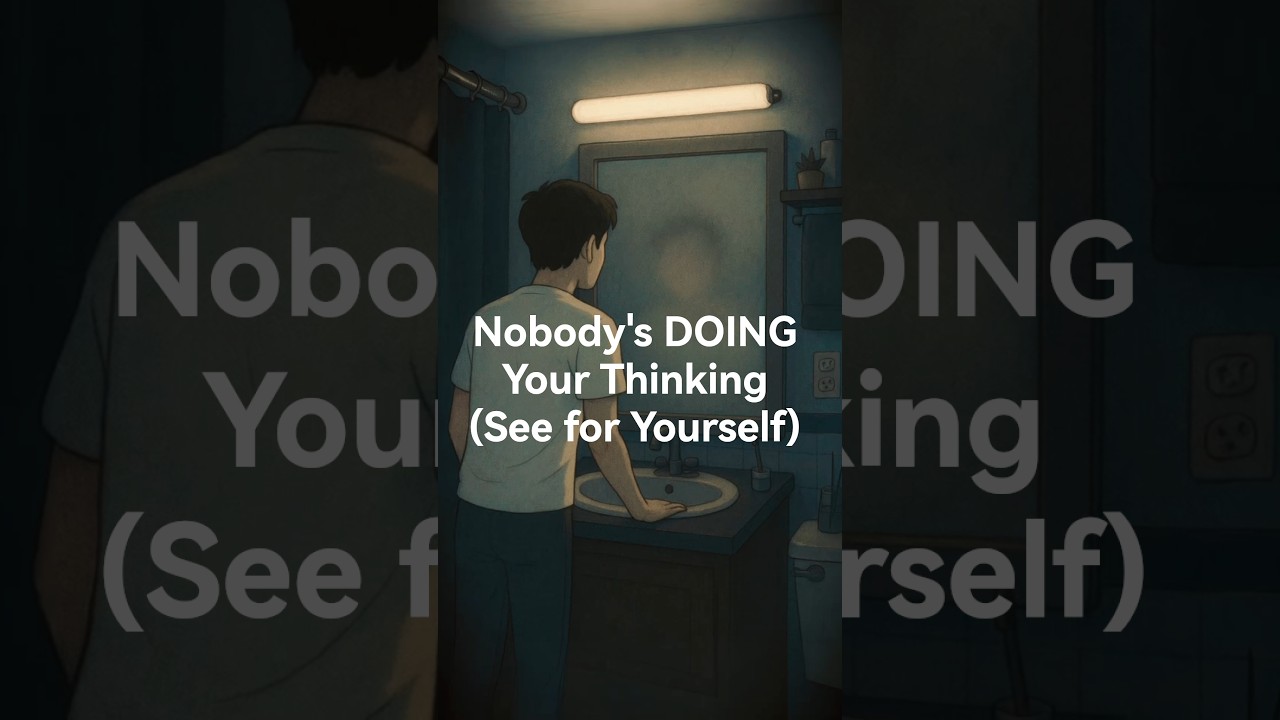 Who Is Generating My Thoughts? (It's very simple) #nonduality #overthinking #awareness