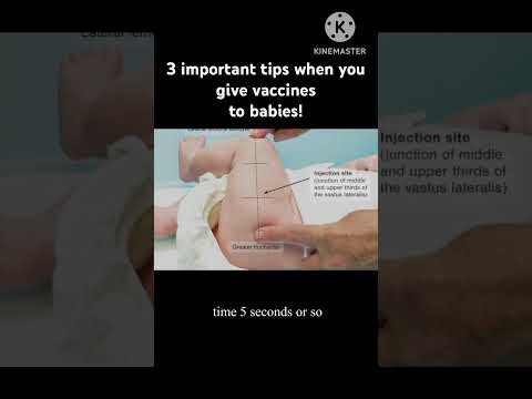 3 important tips when you give vaccines to babies!