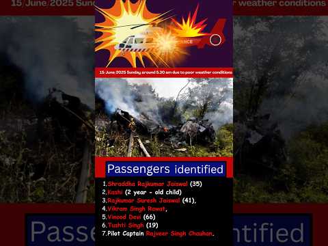 Uttarakhand Helicopter crash #tragic #helicopter #crash #uttarakhand #helicoptercrash