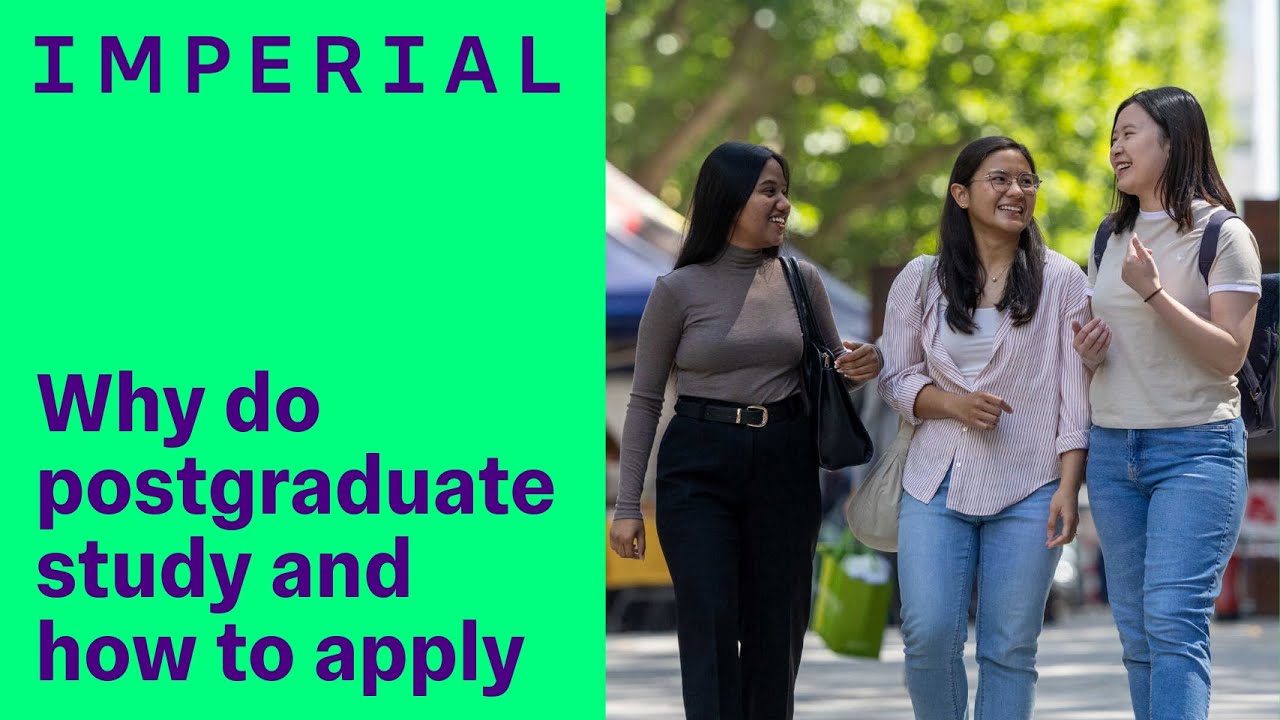 Why do postgraduate study and how to apply