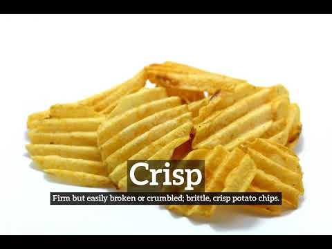 How to Say Crisp in English? | How Does Crisp Look? | What is Crisp?