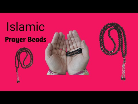 How To Make Islamic Prayer Beads | DIY Black Misbaha Tasbih Tutorial