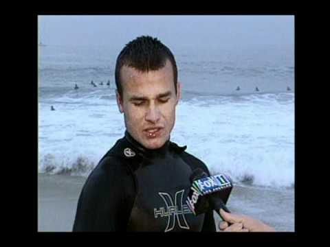 Surfer Dude at the Wedge in Newport Beach