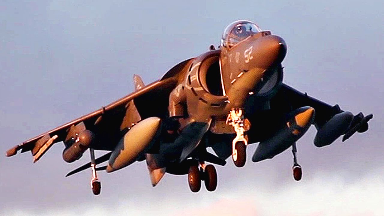 Legendary VTOL Aircraft: AV-8B Harriers In Action