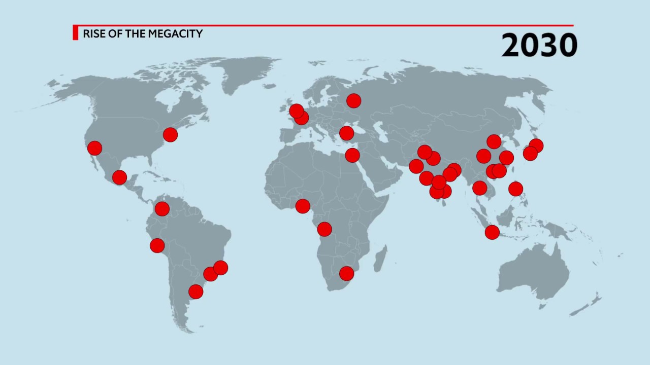 Urbanisation and the rise of the megacity