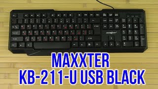 Maxxter KB-211-U купити в інтернет-магазині: ціни на клавіатура KB-211-U - відгуки та огляди ...