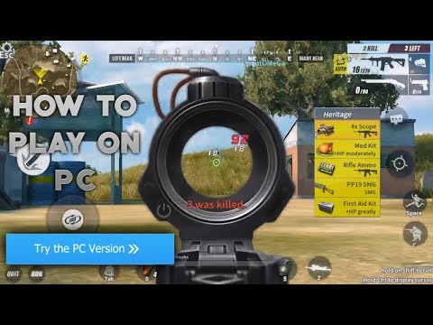 How to Play Rules of Survival on PC!! Top 5 finish!! (Rules of Survival iOS/Android/PC)