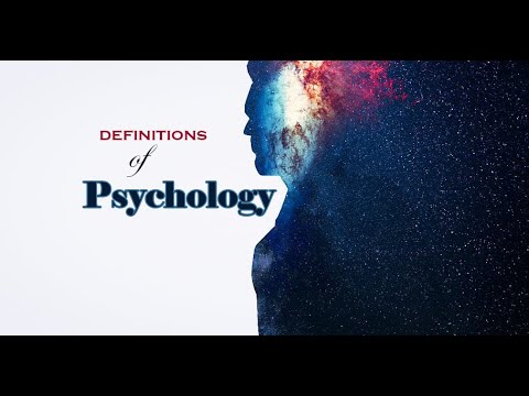 6 DEFINITIONS OF PSYCHOLOGY