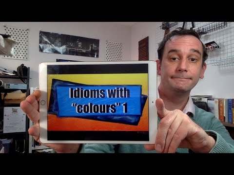 Idioms with "colours" 1 - English Help Desk Live Lesson