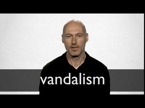 VANDALISM——含义、同义词和翻译| 柯林斯英语词典资源