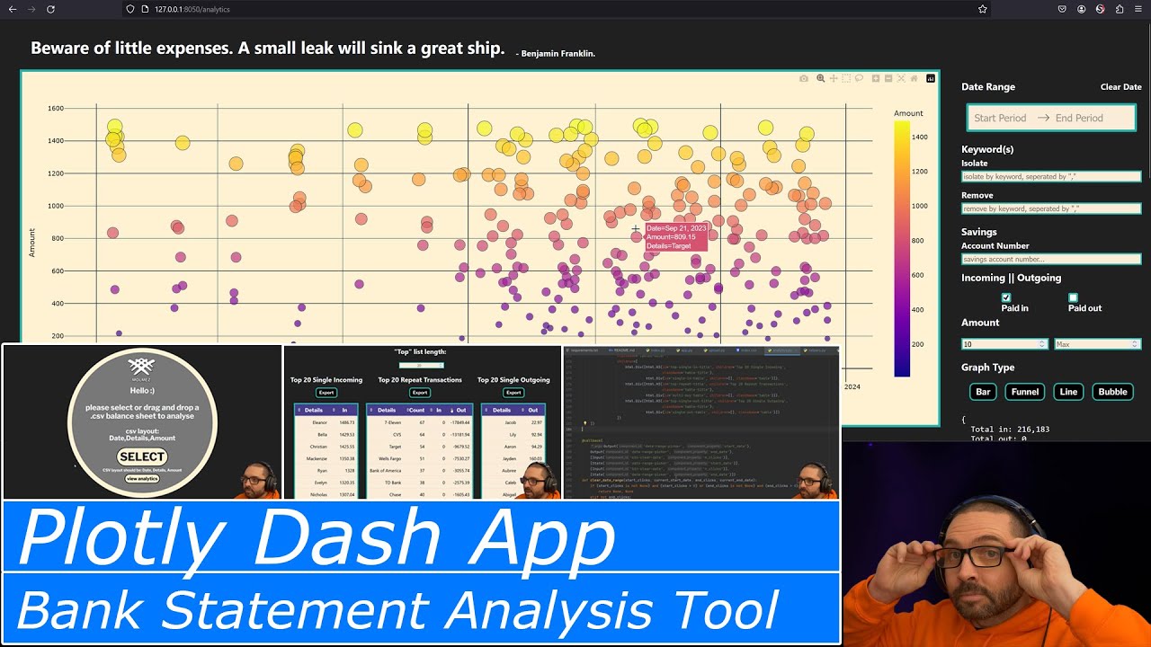 GitHub - 10XTMY/Molmez-Personal-Finance: Plotly Dash Personal Finance Tool