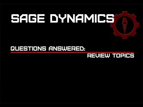 Review Topics