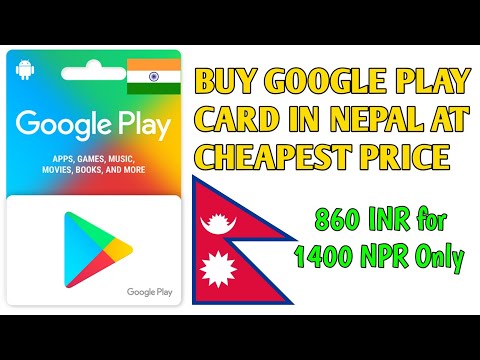 BUY GOOGLE PLAY CARD IN NEPAL AT CHEAPEST PRICE | GOOGLE PLAY CARD NEPAL | BUY GIFT CARDS IN NEPAL