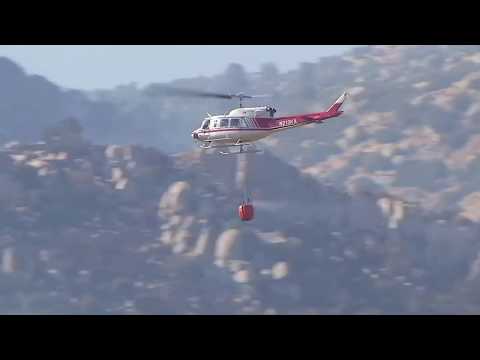 Raw video: Highway Fire burns on Kern River Ranger District