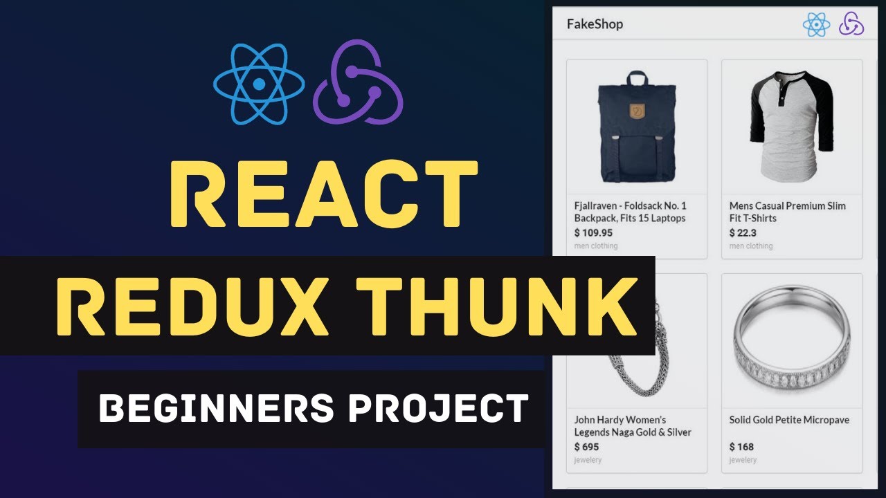 Learn React Redux Thunk with Project | Redux Thunk Middleware | Axios Async Actions | Redux Tutorial