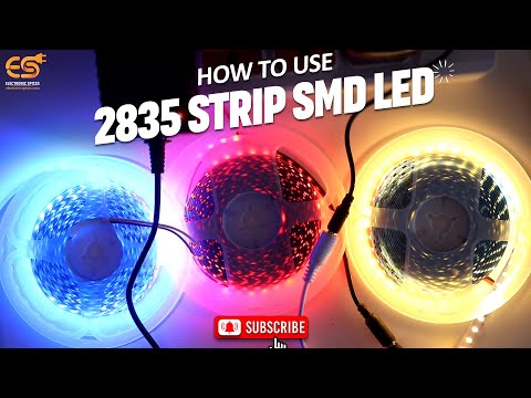 How To Use 2835 Strip Smd Led 120 Led Roll Of 5 Meter || Best Strip Light For Profile Lighting