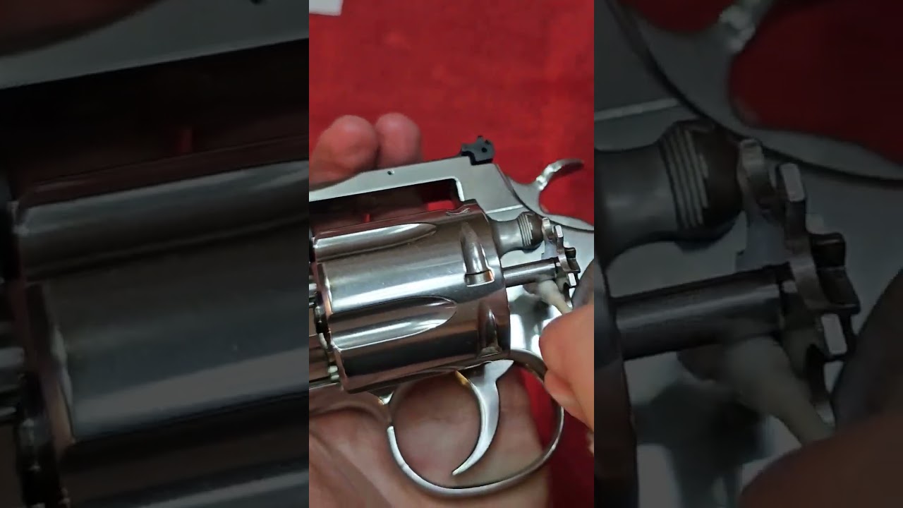Cleaning the Colt Python #guns #coltpython #shorts