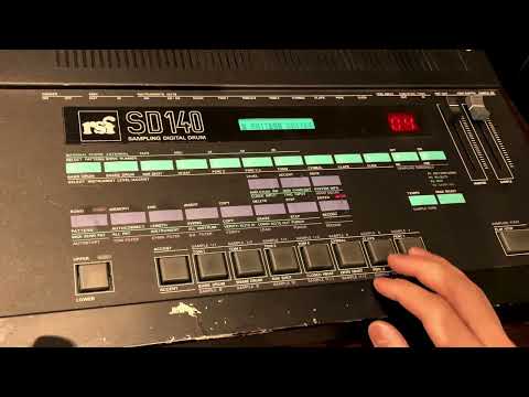 RSF SD140 Sampling Drum Machine Rare | Reverb