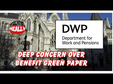 Deep Concern over green paper on disability benefits