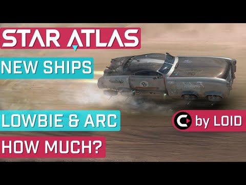Star Atlas: New Ships Rainbow Arc and Fimbul Lowbie - The Club logo spotted!