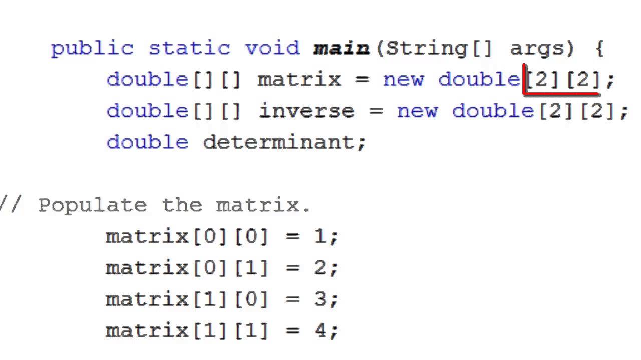 Java - Multidimensional Arrays