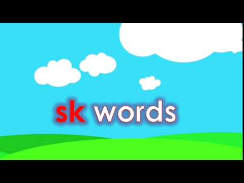 sk words | sk sound | phonics