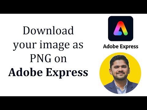 How to Download image as PNG on Adobe Express | Adobe Express Tutorial | Amit Thinks