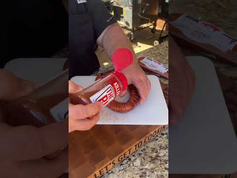 smoked sausage tip - cut the sausage to let out grease and get flavor inside | HowToBBQRight Shorts