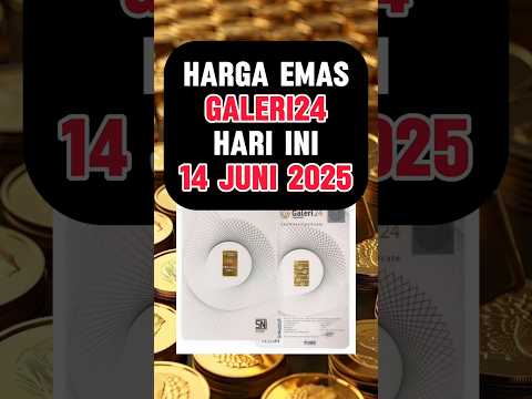 Harga emas Galeri24 hari ini (14 Juni 2025) #shorts #short #harga #emas #hargaemashariini #fyp